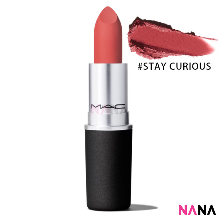 MAC Powder Kiss Lipstick - 923 STAY CURIOUS 3g | Shopee Thailand