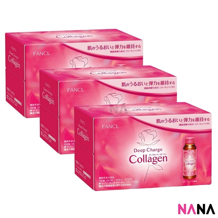 Fancl HTC Collagen DX Tense Up Drink 10 Days – (50ml x 10) 2018 New Version x3 | Shopee Thailand