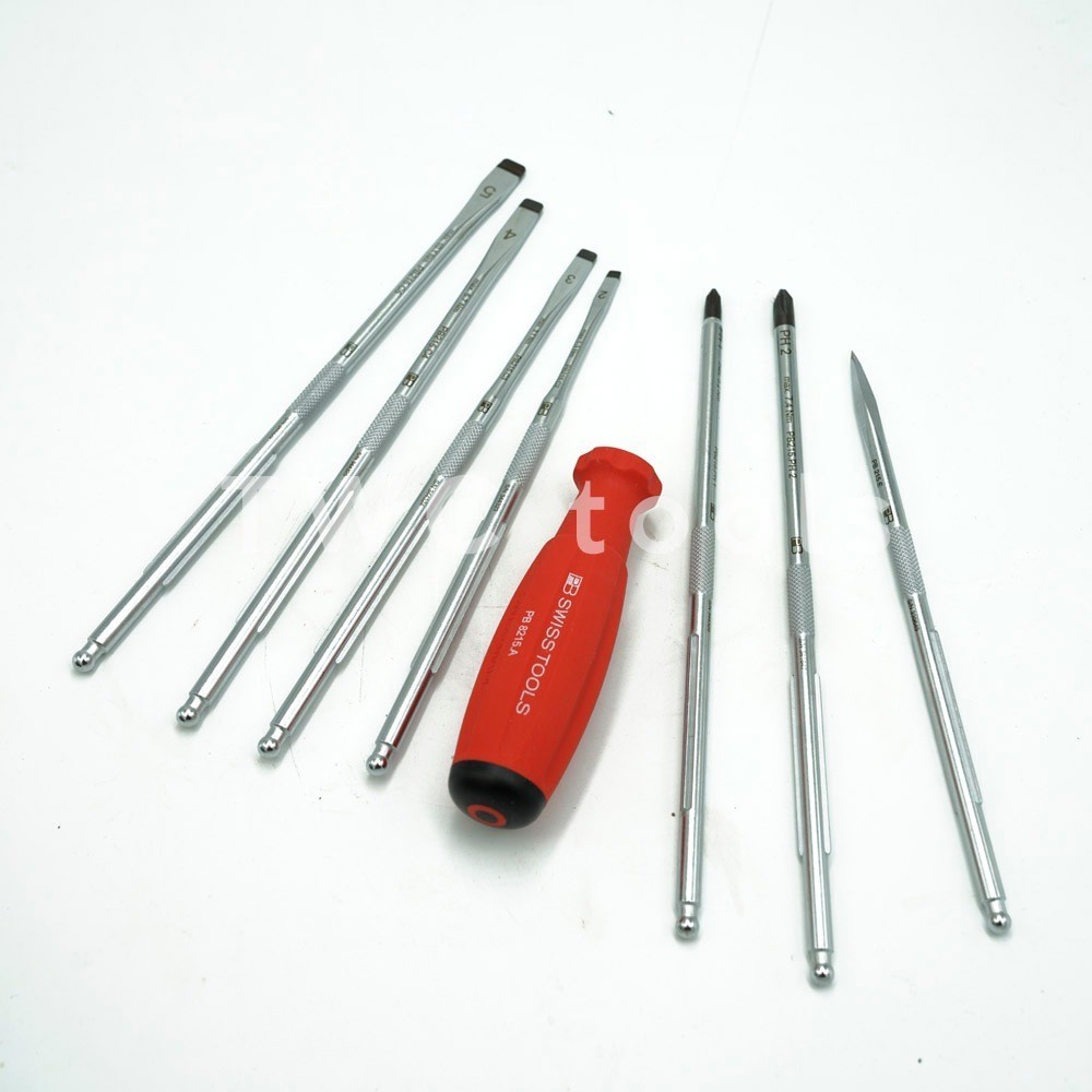 PB Swiss Tools ชุดไขควง รุ่น PB 8215L ด้ามยาง ไขควงซองหนัง 10 ตัวชุด Swiss Made PB8215 | Shopee ...