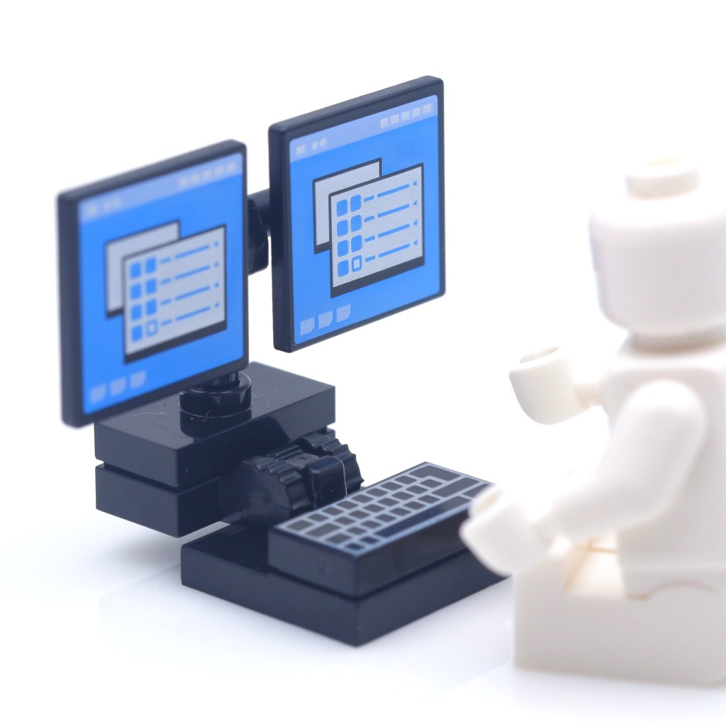 LEGO Extra Accessories อะไหล่ Computer 2 Monitor *new ของใหม่ ชิ้นละ ...
