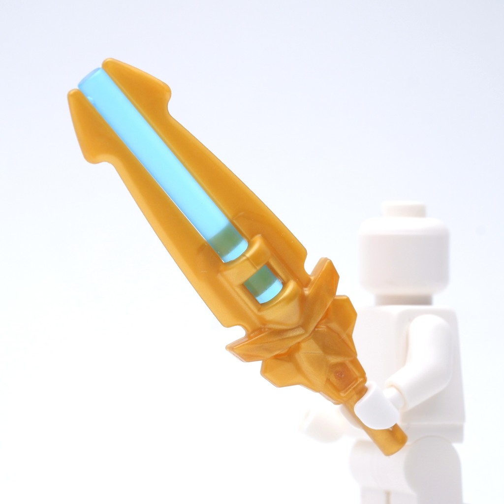 LEGO Extra Weapon Double Blade Blue Sword *new ของใหม่ ชิ้นละ | Shopee ...