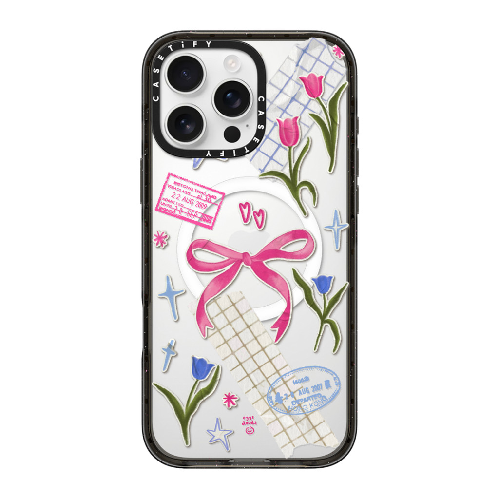 CASETiFY | Ribbons And Tulips #เคสกันกระแทก สำหรับ iPhone 16 Series ลาย ...