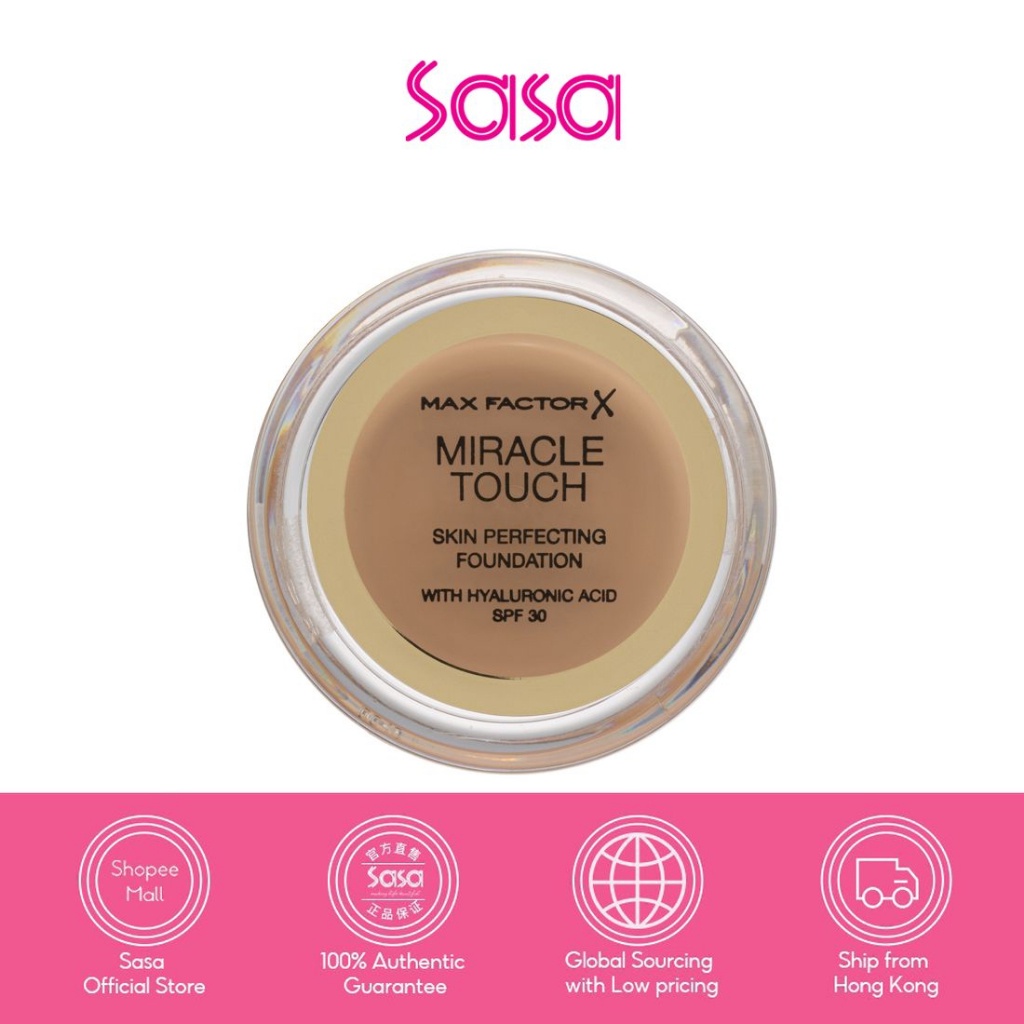 Max Factor Miracle Touch Foundation SPF 30 (11.5g)(no.60) | Shopee Thailand