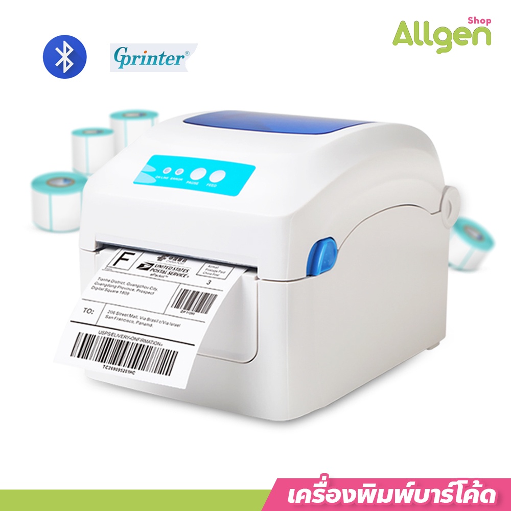 เครื่องพิมพ์บาร์โค้ด Gprinter GP1324D เครื่องพิมพ์สติกเกอร์ ไม่ต้องใช้หมึกพิมพ์ | Shopee Thailand