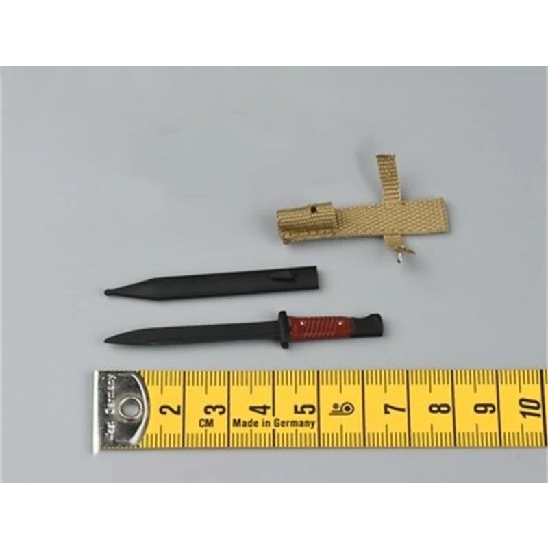 76U DID D80152 1/6 WWII African Corps Infantry 98K Metal Bayonet Model ...