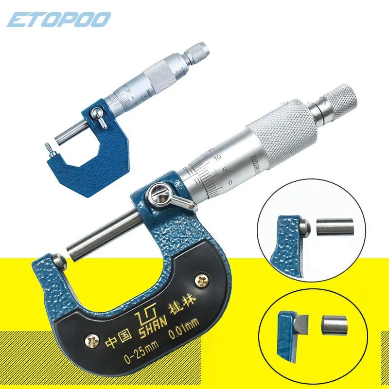 68v Factory outlet! high quality 0-25mm Tube Micrometer drum head ...