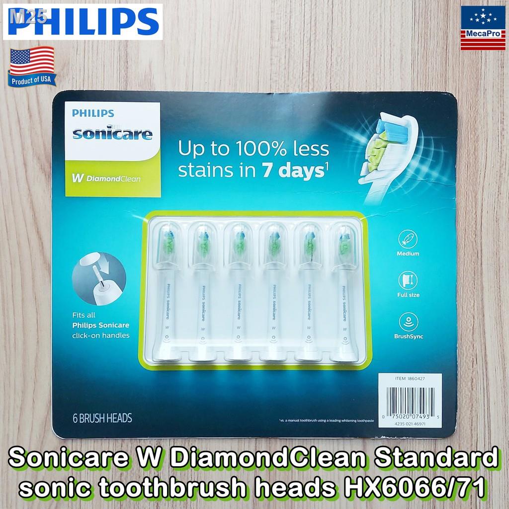 Philips® Sonicare W DiamondClean Standard sonic toothbrush heads HX6066 ...