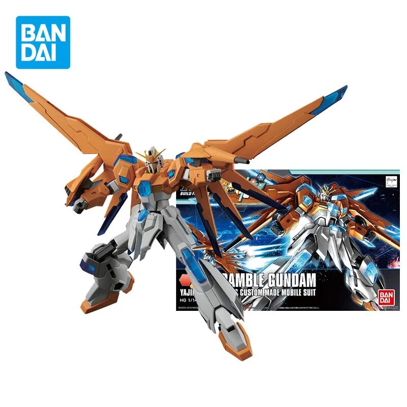 13C Bandai Kids Assembled Toys Robot Model HGBF 1/144 Scramble Gundam ...
