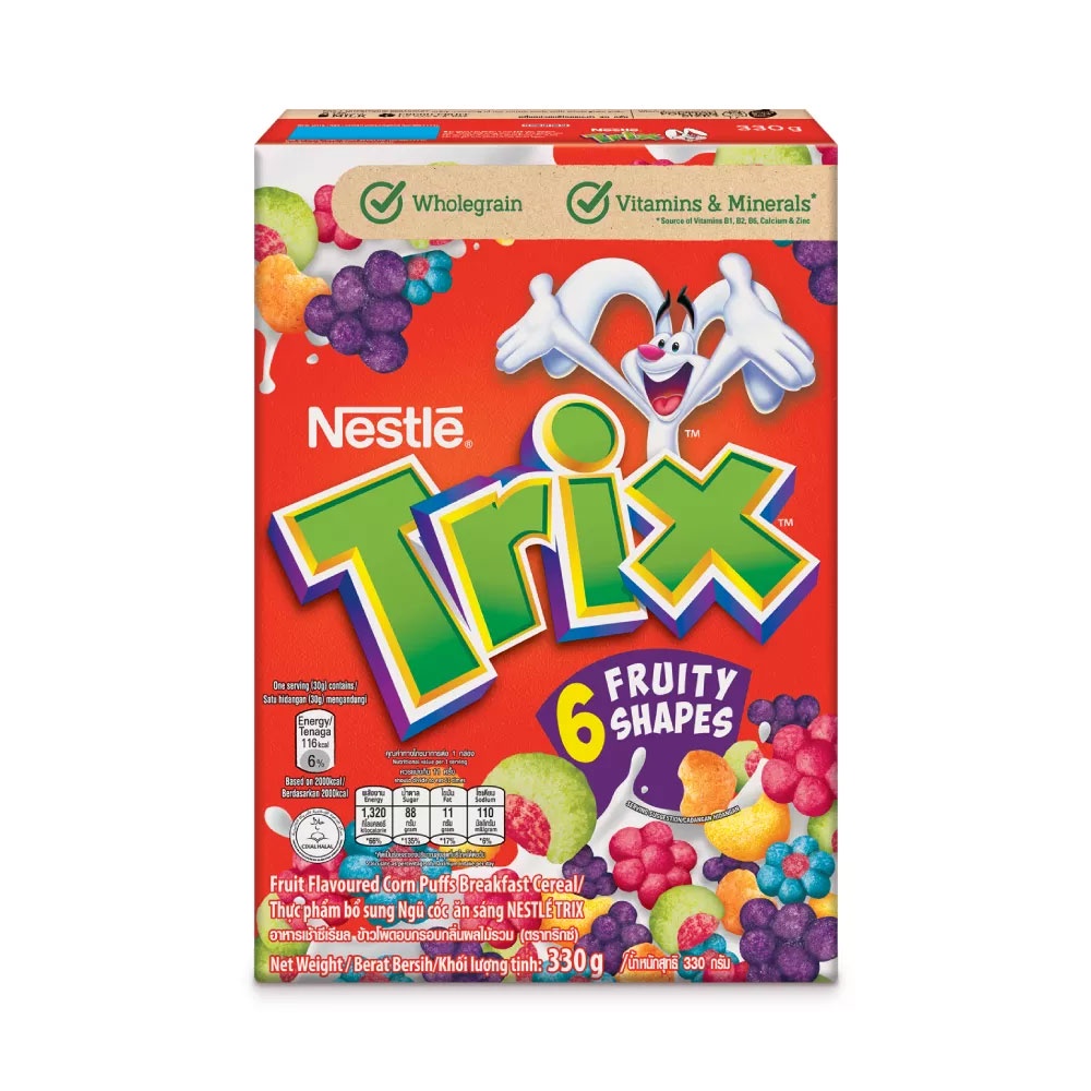 ถูกใจ NESTLE TRIX CEREAL 330 GRAM 🌈 เนสท์เล่ทริกซ์ ซีเรียล 330กรัม ...