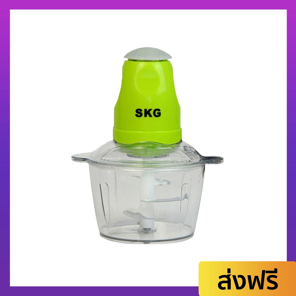 เครื่องบดสับ SKG ขนาด 2 ลิตร ใบมีดสแตนเลส 4 ใบ รุ่น SK-6618 - เครื่องบดเนื้อ | Shopee Thailand