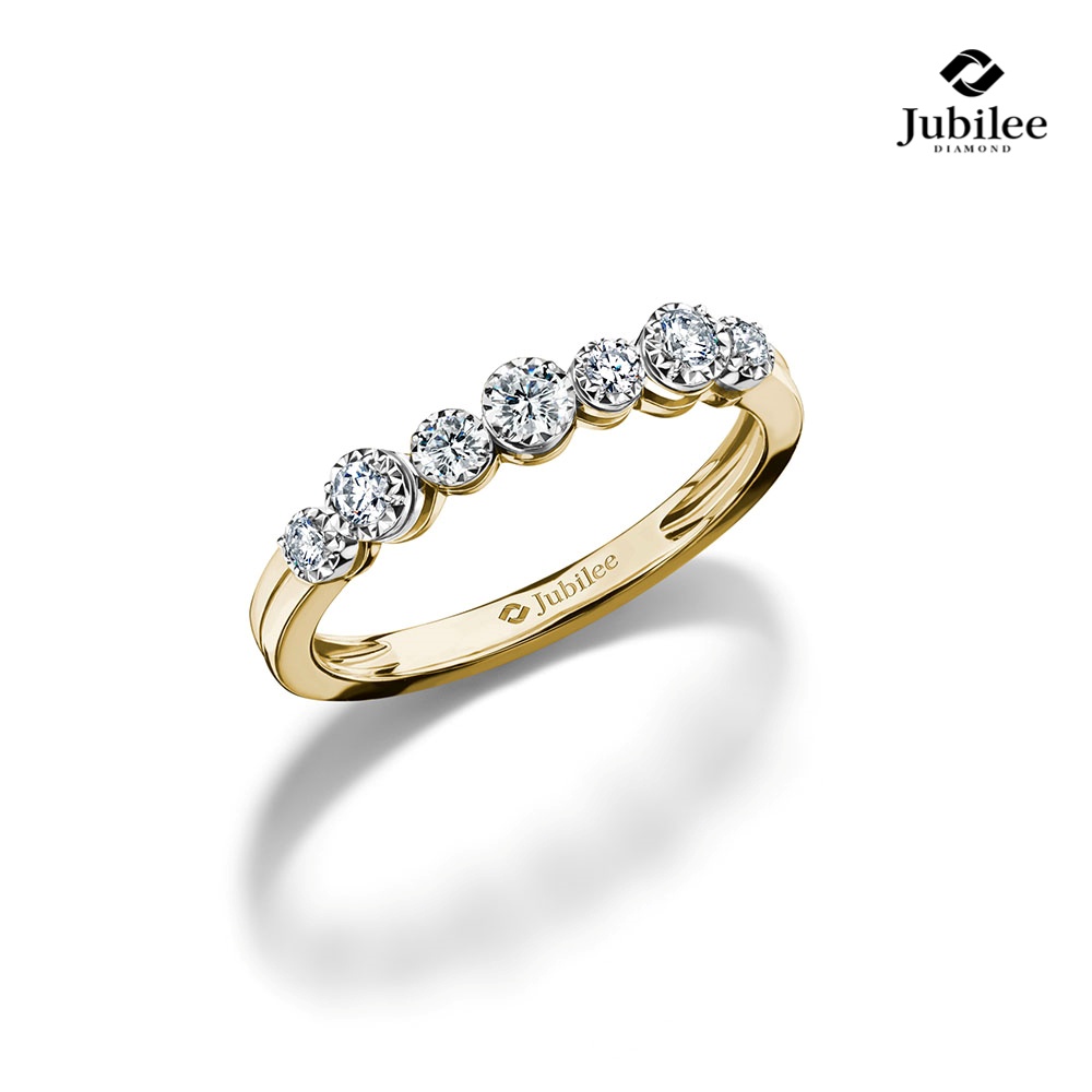 [E-Tax] Jubilee Diamond แหวนเพชร Dancing Diamond Line Ring เพชรแท้ เพชร ...