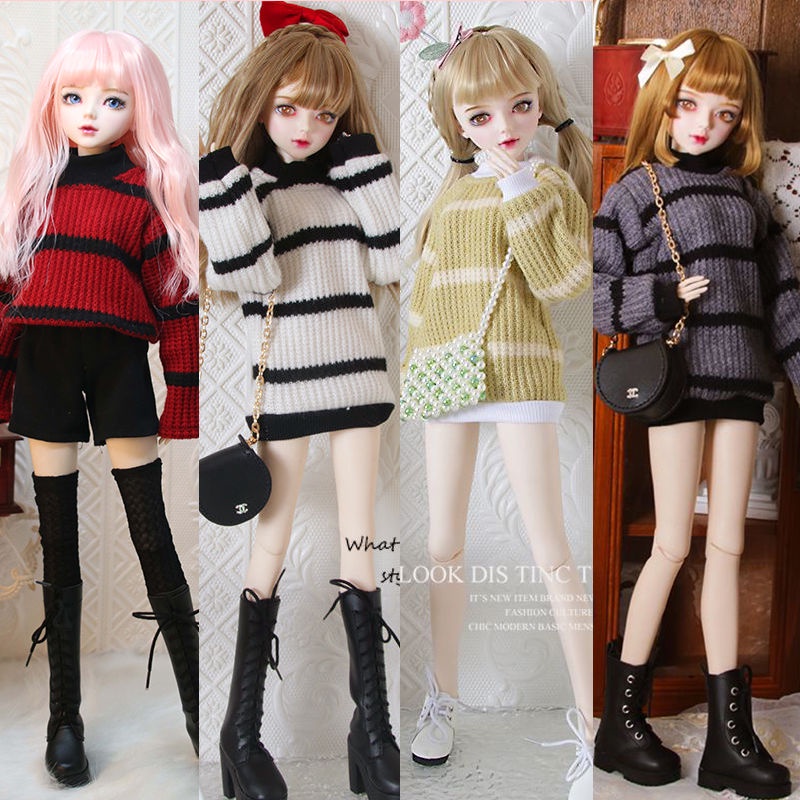 Bjd เสื้อกันหนาวเด็ก 3 จุด 4 จุด ยาว 60 ซม. ไนท์โลลี่ ชิ้นเดียว ผ้าขน ...