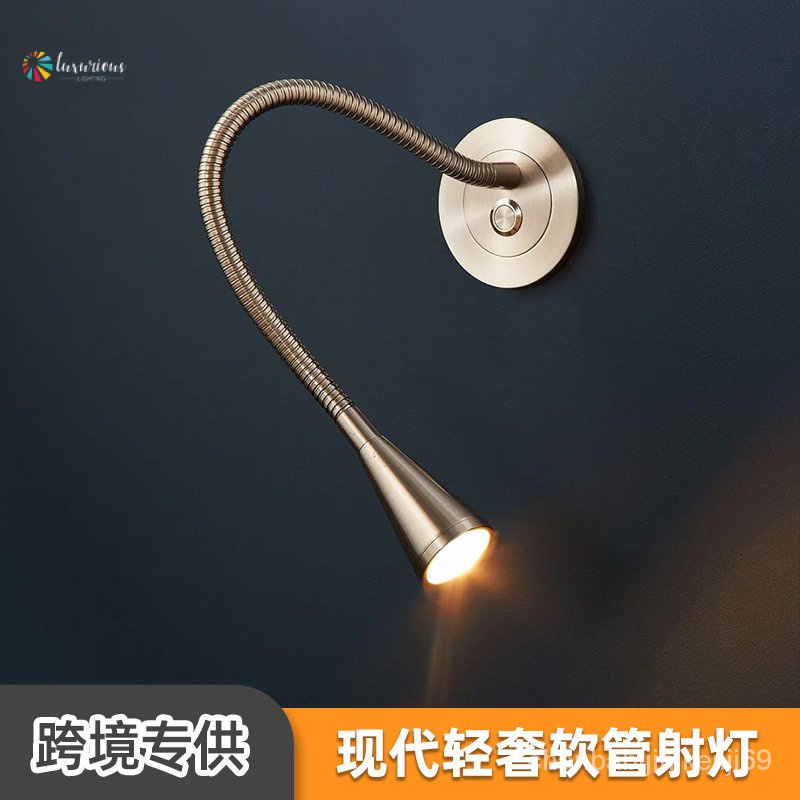 HSEJ โคมไฟสปอร์ตไลท์แบบเบาหรูหราทันสมัยหัวเตียงโรงแรมLEDโคมไฟติดผนังแบบ ...