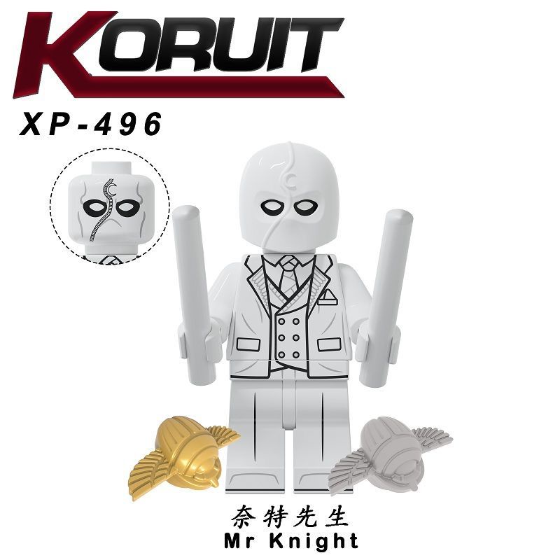 ของเล่นฟิกเกอร์ พลาสติก ขนาดเล็ก Mr. บล็อกตัวต่อเลโก้ รูปอัศวิน Knight ...