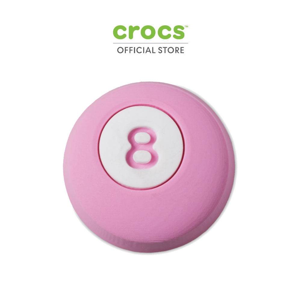 CROCS ตัวติดรองเท้า JIBBITZ PINK EIGHT BALL รุ่น 10012974 | Shopee Thailand