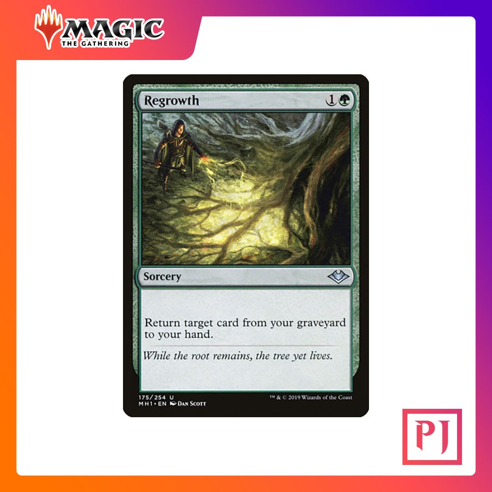 [MTG] Regrowth [MH1] [GREEN] [UNCOM] [NORMAL] [ENG] (การ์ดเมจิค / Magic ...