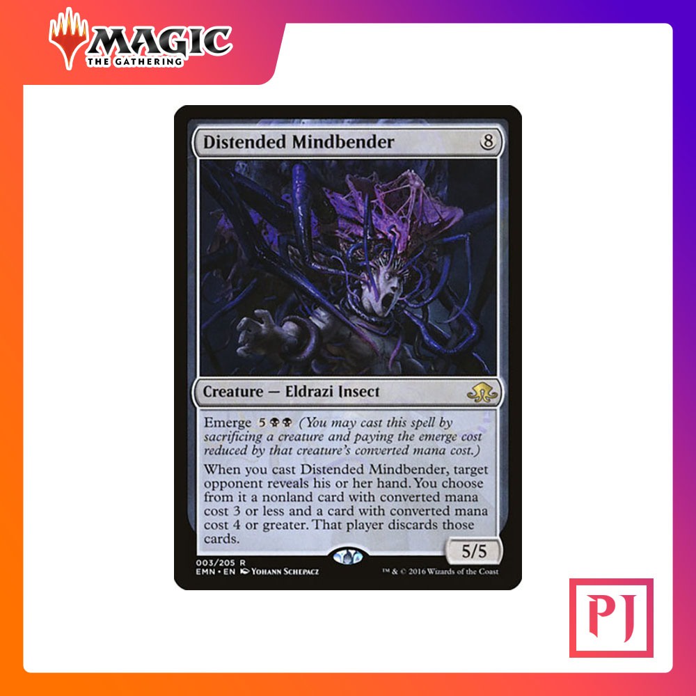 [MTG] Distended Mindbender [EMN] [ARTIFACT] [RARE] [ EX ] [ENG] (การ์ด ...