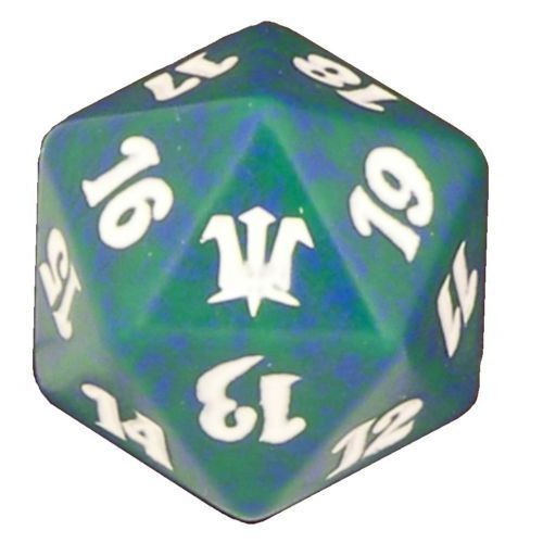 ลูกเต๋า MTG D20 นับ Life Point แบบ Spindown (สุ่มชุด) มี 5 สี Magic the ...