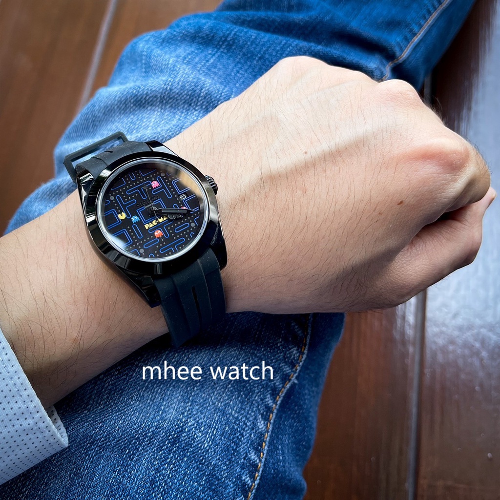 Seiko Mod Pac-Man Very Premium Edition Date Just Model | Shopee Thailand