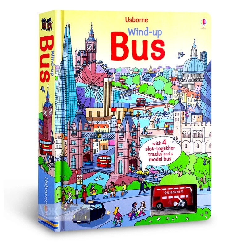 DKTODAY หนังสือ USBORNE WIND-UP BOOKS :BUS (AGE 3+) | Shopee Thailand
