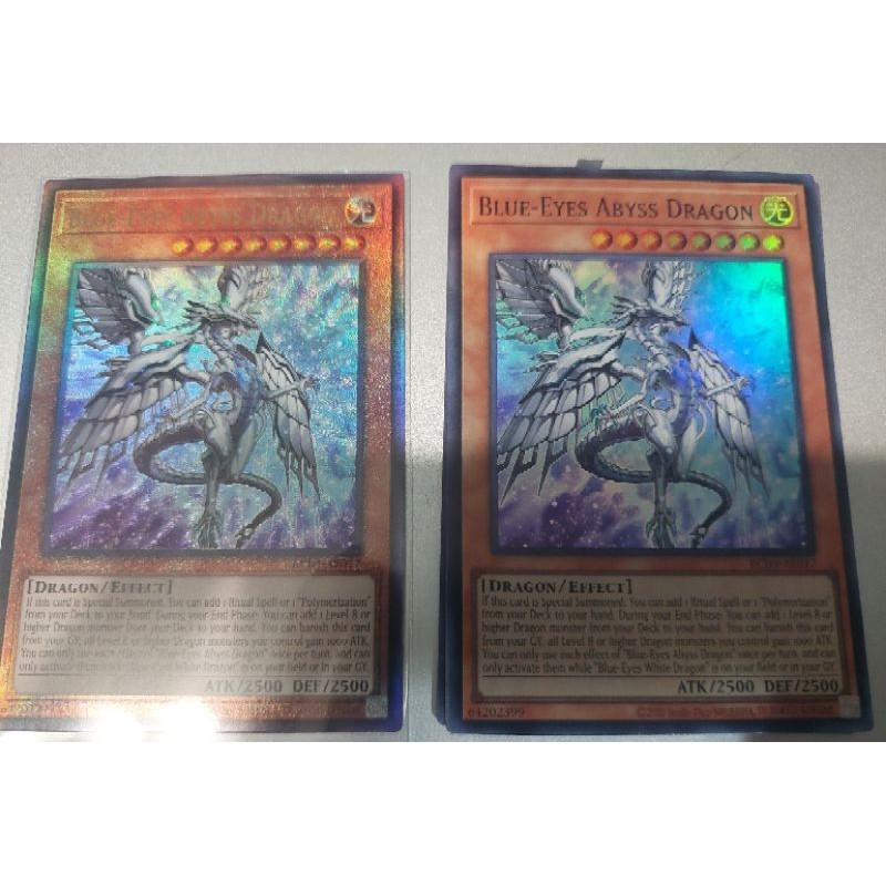 Yu-Gi-Oh Asia English: Blue-Eyes Abyss Dragon RC04-AE017 การ์ดยูกิภาษาอังกฤษของแท้ | Shopee Thailand