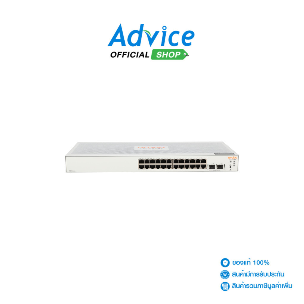ARUBA Gigabit Switching Hub 24 Port IOn 1830 JL812A (17'',+4 SFP ...