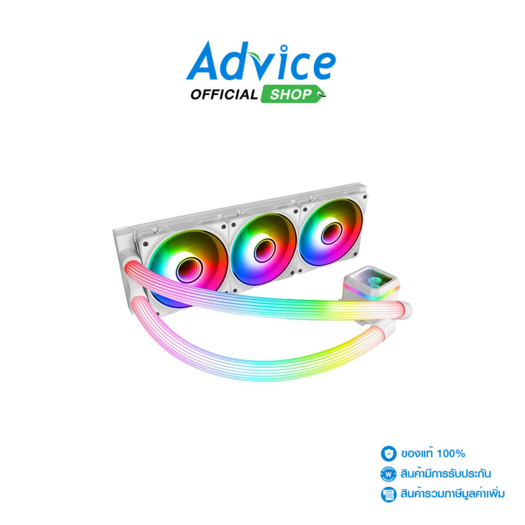 TSUNAMI LIQUID COOLING COOLMAN CS-360 W ARGB WHITE - A0155175 | Shopee ...