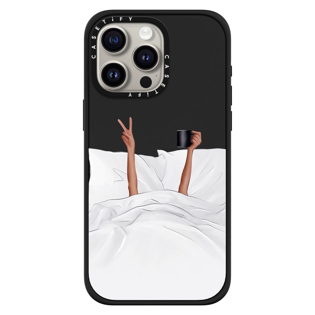 [พร้อมส่ง] CASETiFY | Coffee in Bed Transparent | Shopee Thailand