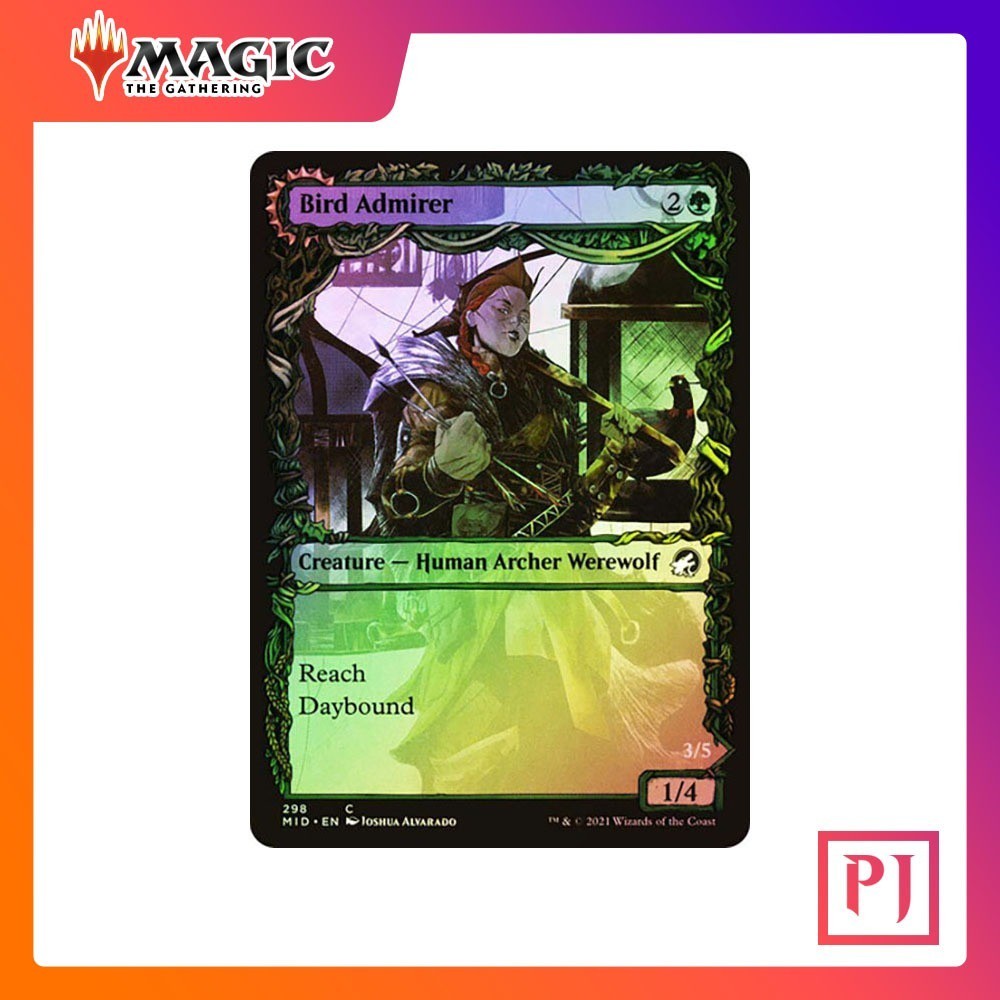 [MTG] Bird Admirer // Wing Shredder (Showcase) [MID] [GREEN] [COMMON ...