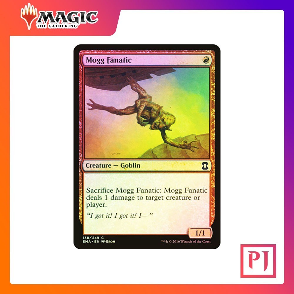 [MTG] Mogg Fanatic [EMA] [RED] [COMMON] [FOIL] [ENG] (การ์ดเมจิค ...