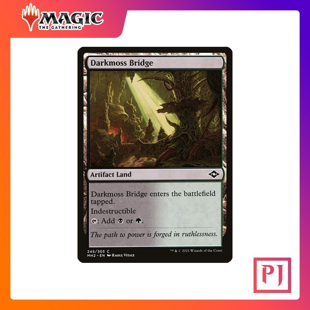 [MTG] Darkmoss Bridge [MH2] [LAND] [COMMON] [NORMAL] [ENG] (การ์ดเมจิค ...