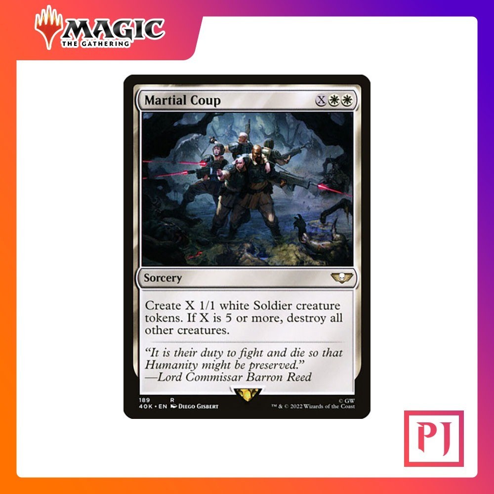[MTG] Martial Coup - Warhammer 40,000 [40K] [WHITE] [RARE] [NORMAL ...