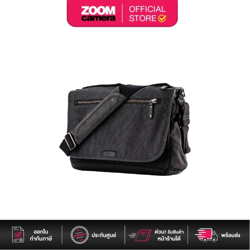 [Clearance] Tenba กระเป๋ากล้อง Cooper 15 Slim Grey/Black Leather SH-637 ...