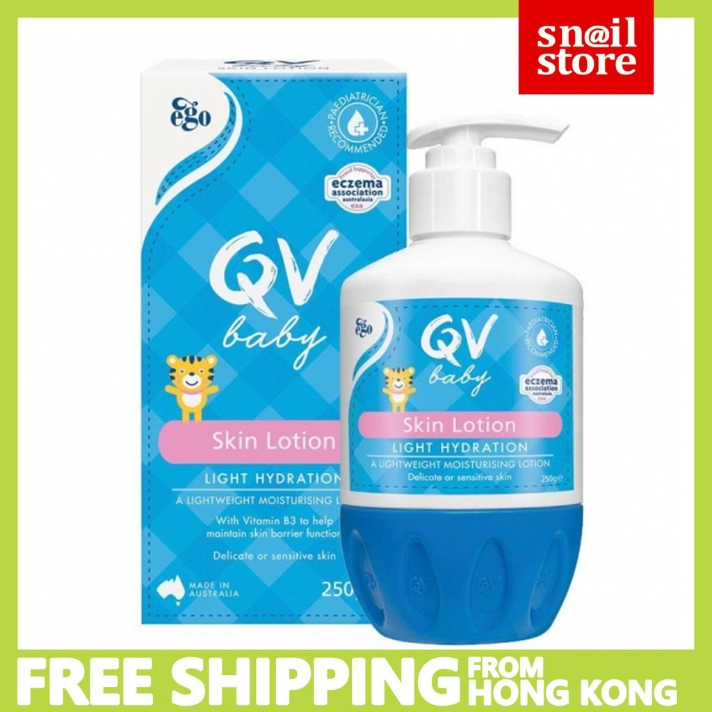 Ego Qv - qv baby skin lotion light hydration 250g โลชั่นบำรุงผิว/โลชั่นเพิ่มความชุ่มชื้นสำหรับ ...