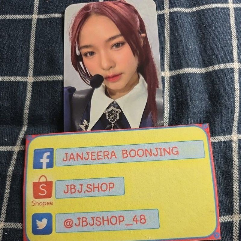 Selfie Card V.1 Pink Ver Kiss Me BNK48 CGM48 ลูกเกด นานา ฟอร์จูน ออม โย ...