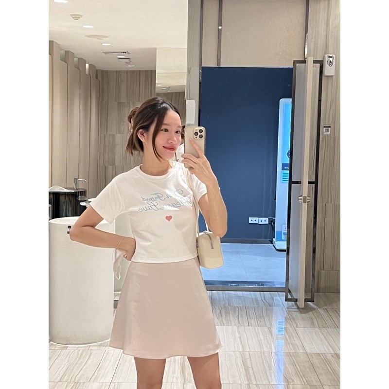 (used) Satin skirt (Lism) | Shopee Thailand