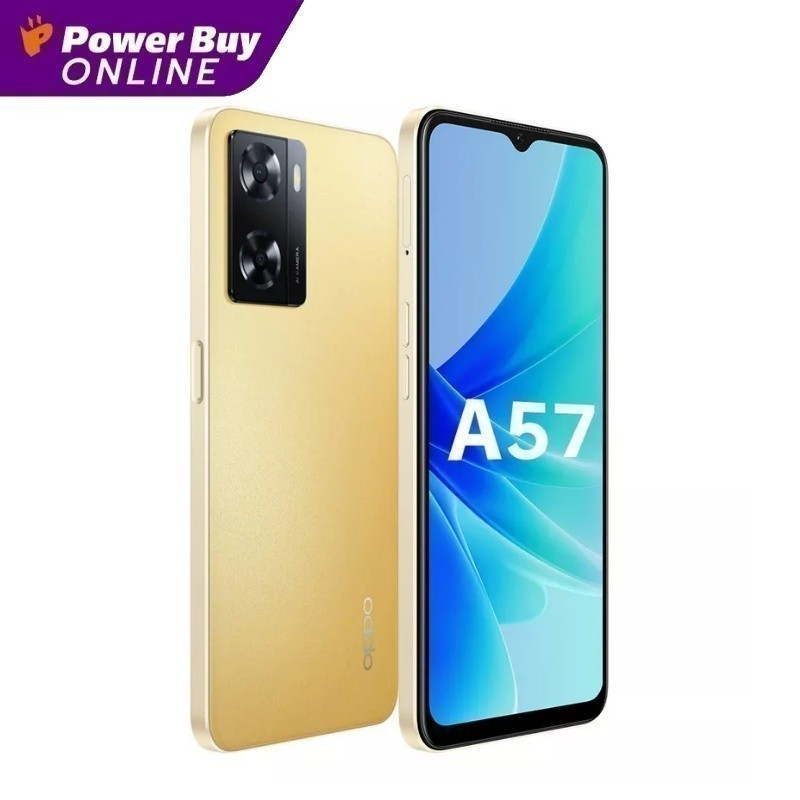 OPPO A57 (RAM 4GB, 128GB, Glowing Gold) | Shopee Thailand