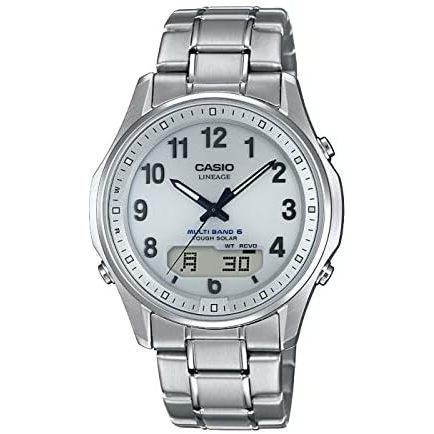 JDM WATCH ★ Casio Lineage Watch LCW-M100TSE-7AJF Silver Titanium Radio ...