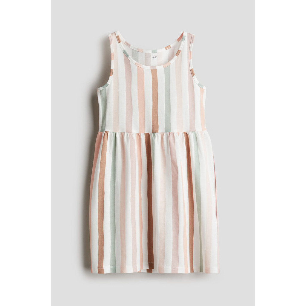 H&M Girl Patterned cotton dress 1157735_13 | Shopee Thailand