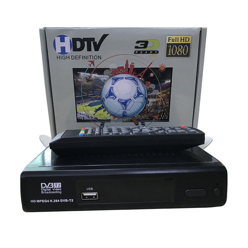 Full HD 1080P DVB T2 Decoder USB Set Top Box DVB-T2 Receiver digital ...