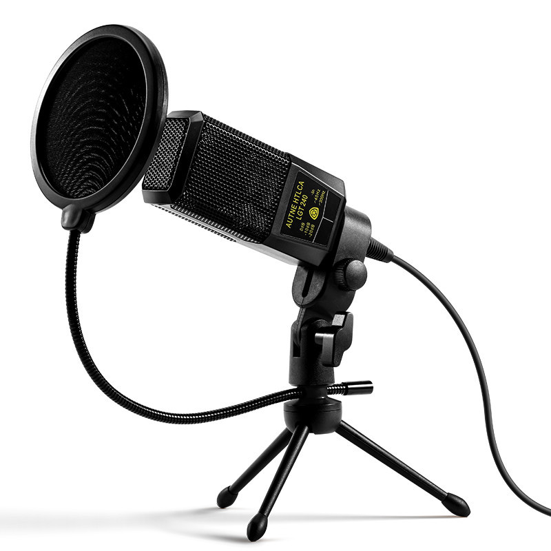 BASIKE ขาตั้งไมโครโฟนตั้งโต๊ะแบบปรับได้ Enhanced Tabletop Mic Stand ...