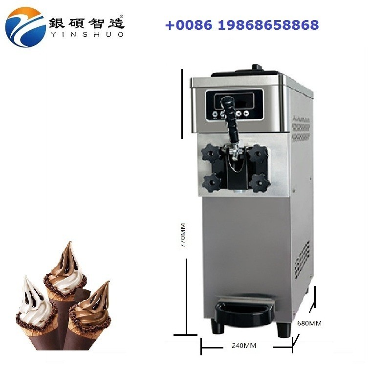 BQM-120 Commercial Cone Softee Softy Icecream maker ice cream machine ...