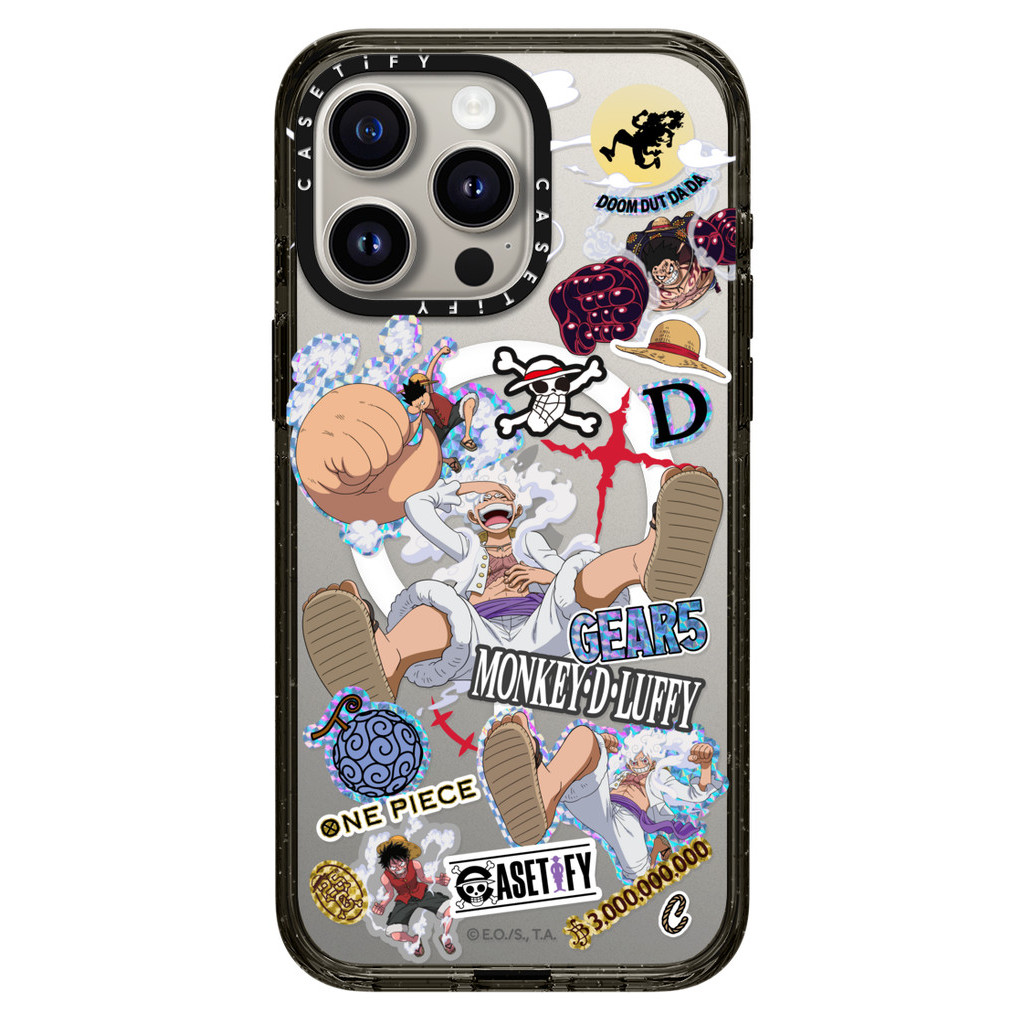 [พร้อมส่ง] CASETiFY | ONE PIECE Luffy Gears Evolution Sticker Mania Case | Shopee Thailand