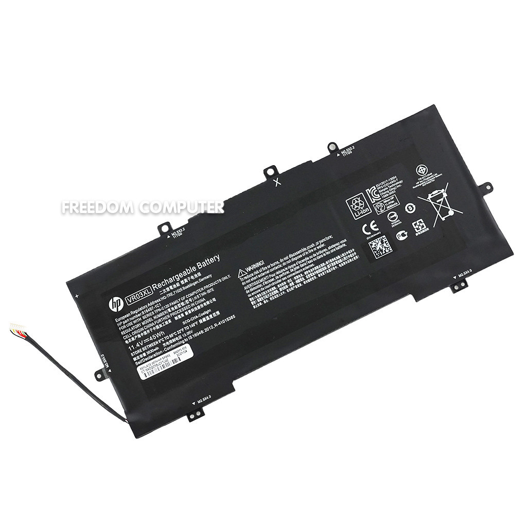 แบตเตอรี่โน๊ตบุ๊ค(แท้) VR03XL VR03045XL HP TPN-C120 HSTNN-IB7E Envy 13 ...