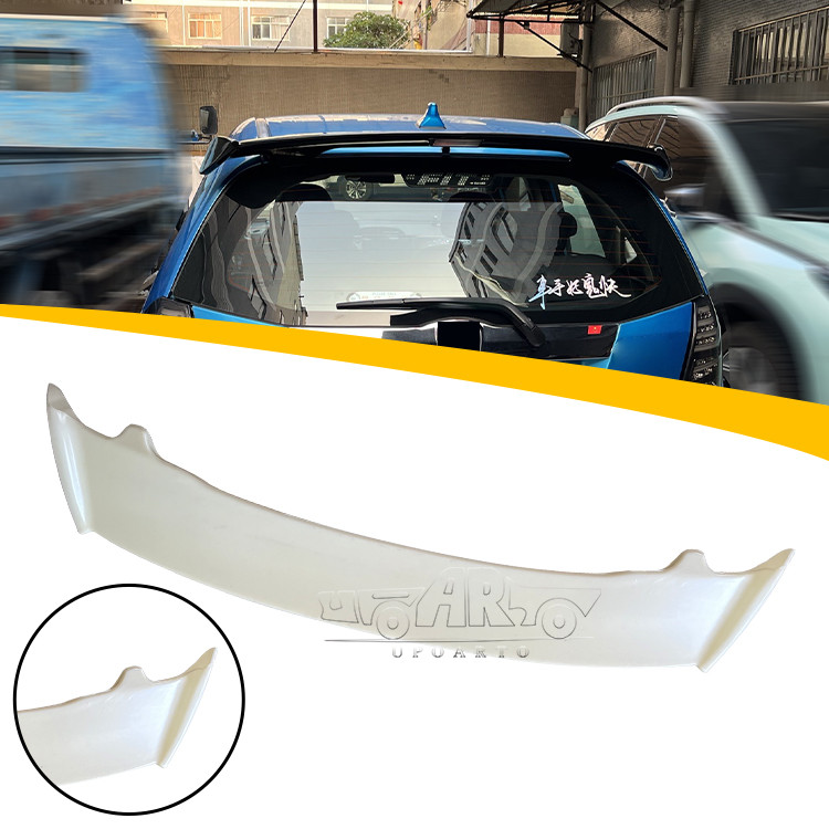 HS Quality ABS Carbon Fiber Mugen Style Back Roof Spoiler Wing Spoiler ...
