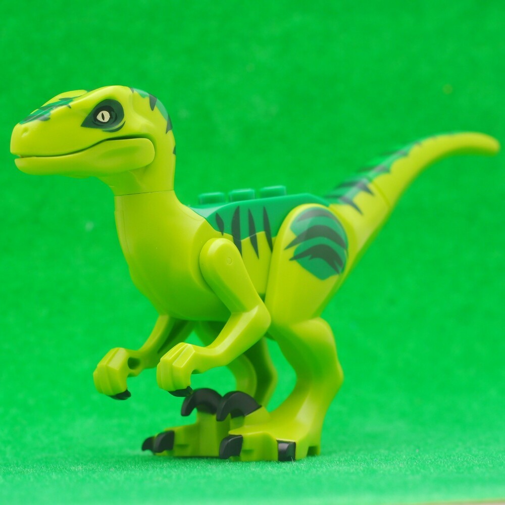 LEGO Dinosaur Raptor Velociraptor Green Animal สัตว์ | Shopee Thailand