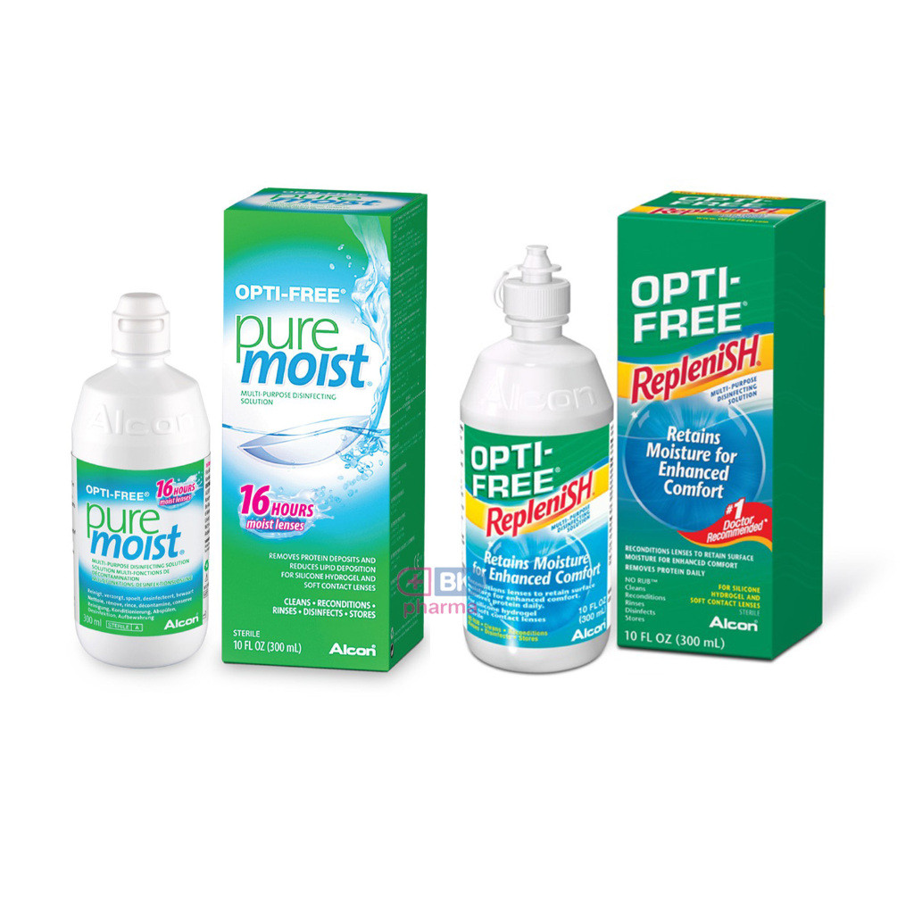 OPTI-FREE Replenish / Pure Moist 300 ml / Aldox 355 ml อัลคอน รีเพลนิช ...