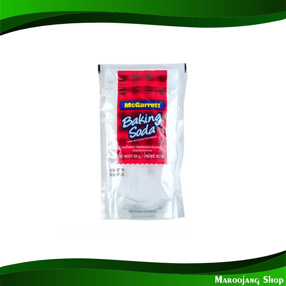 ผงเบคกิ้งโซดา แม็กกาแรต 300 กรัม Baking Soda Powder Mcgarrett | Shopee ...