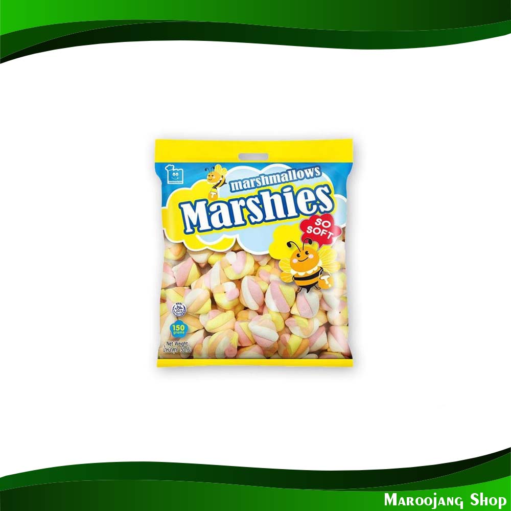 มาร์ชแมลโลว์เกลียว มาร์ชี่ส์ 150 กรัม Spiral Marshmallow Marshies ...