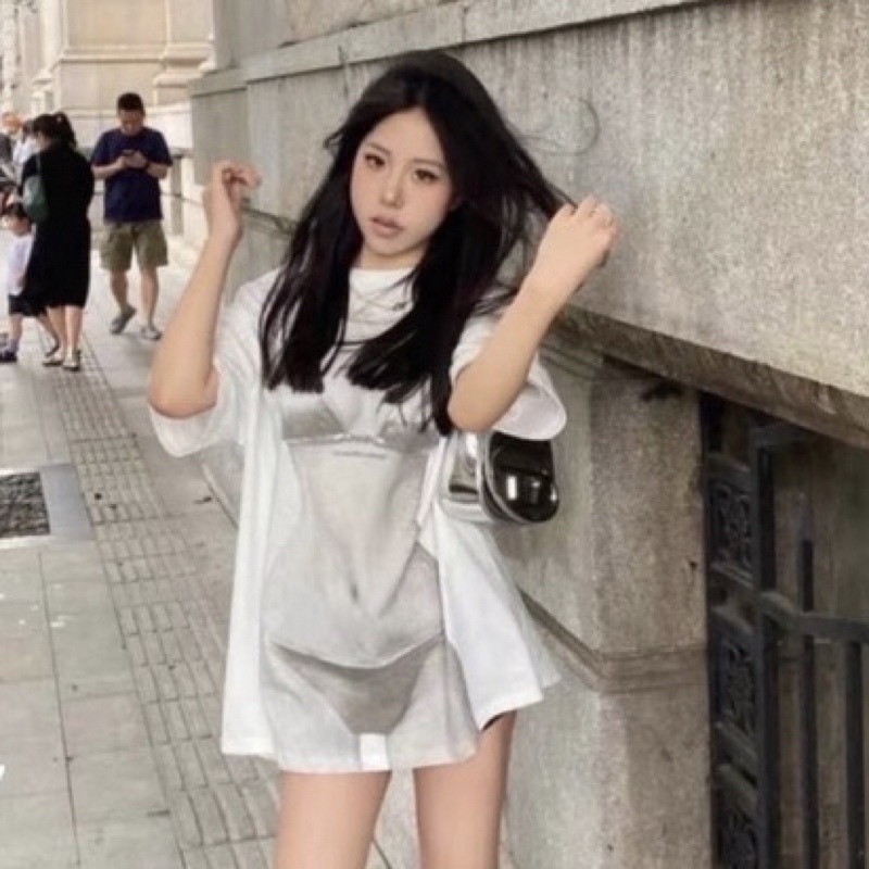 OK tang top crop OVERSIZE งานจริง ตรงปก ผ้ายืดมีน้ำหนัก 2023 style ...